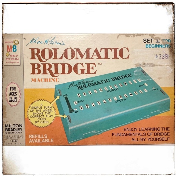 Milton Bradley | Games | Milton Bradley Rolomatic Bridge Machine 969 ...